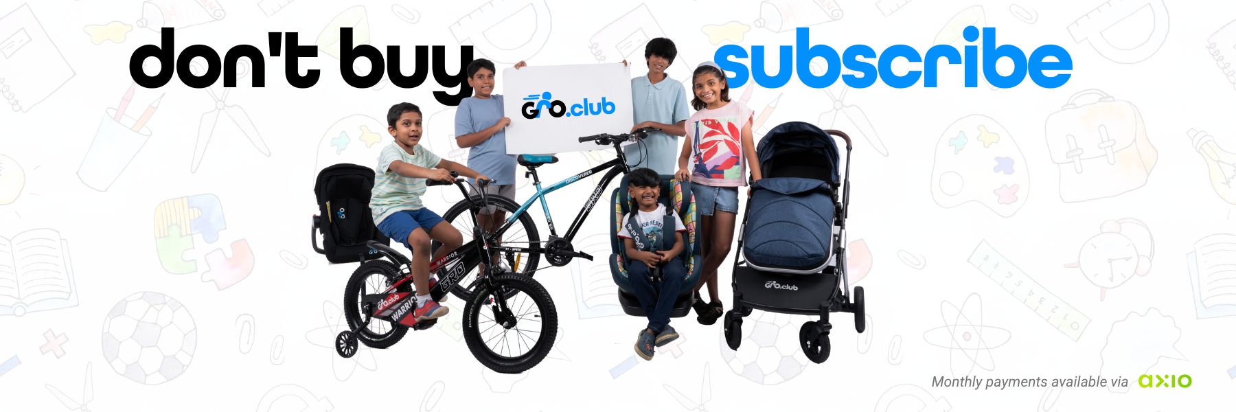 Gro Club - Bicycle subscription service for kids and adults