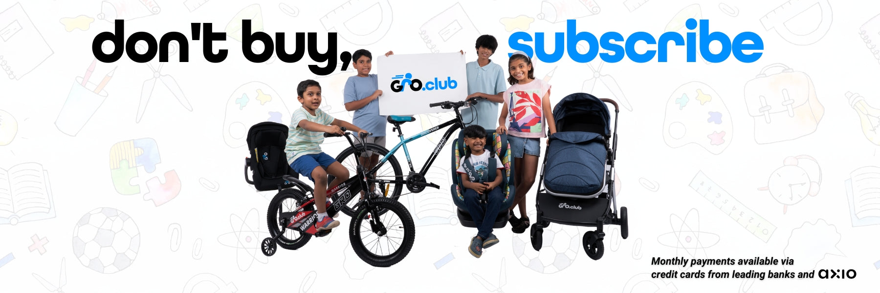 Gro Club - Bicycle subscription service for kids and adults